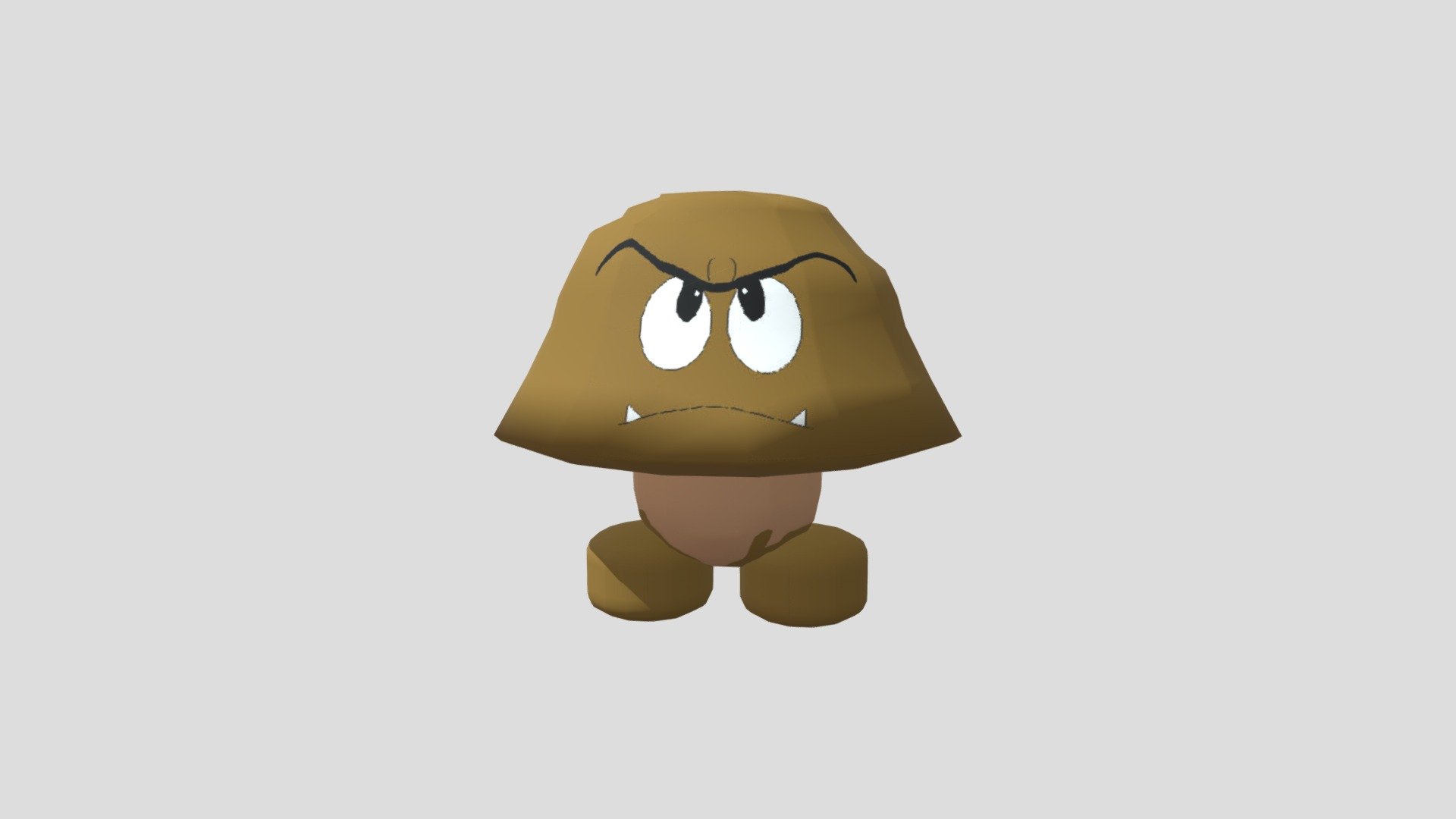 Goomba - Download Free 3D model by gamesgamerfor069 [291e79e] - Sketchfab