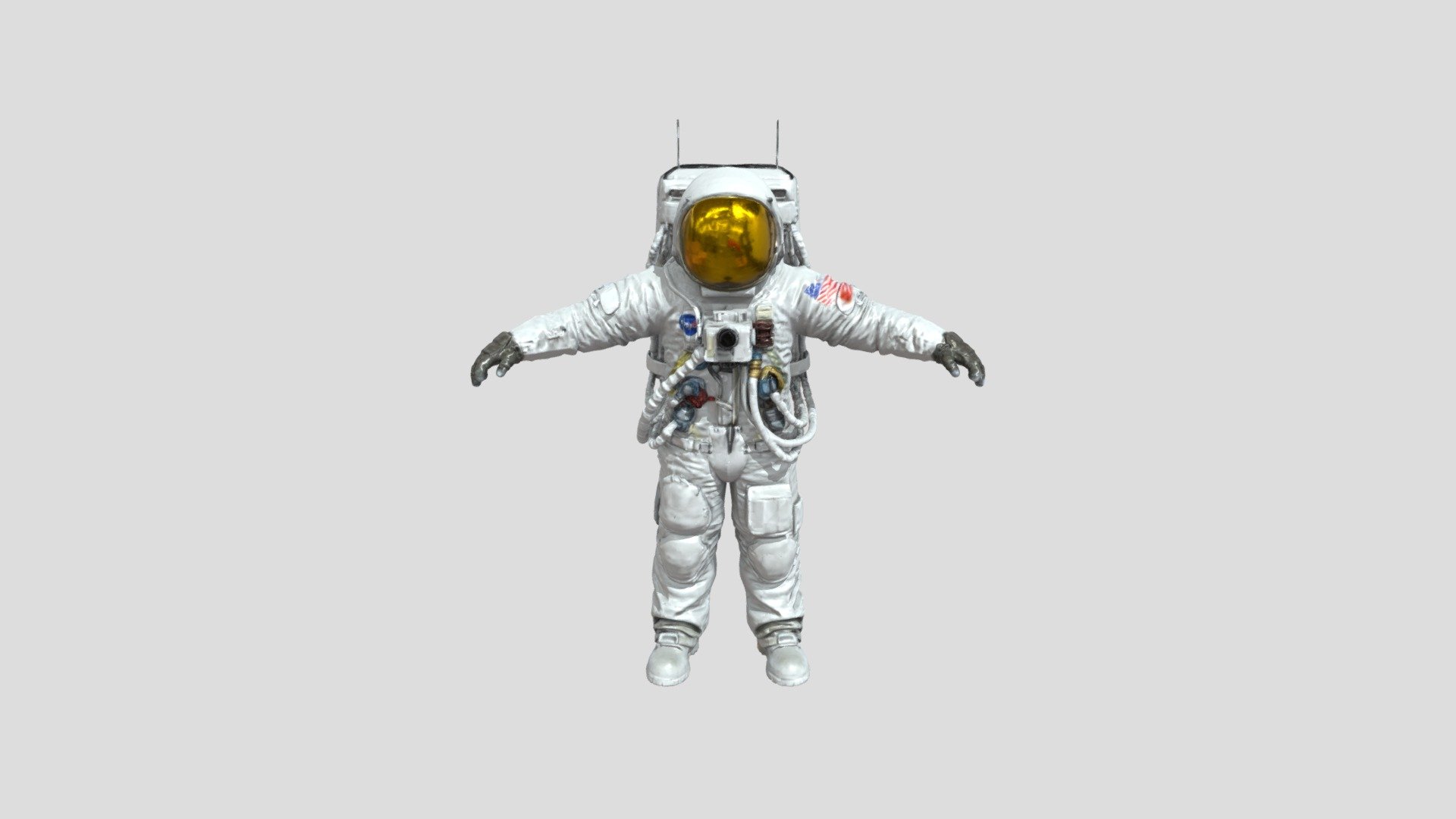 Astronaut - Download Free 3D model by missenmanu4 [291f993] - Sketchfab
