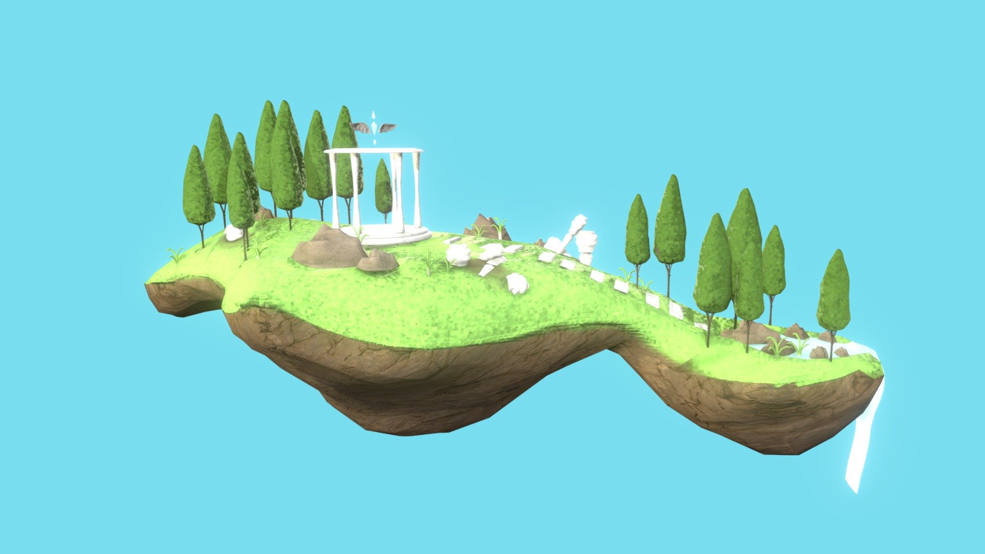 Fantasy Environment - Download Free 3D model by kylien [2920b21 ...