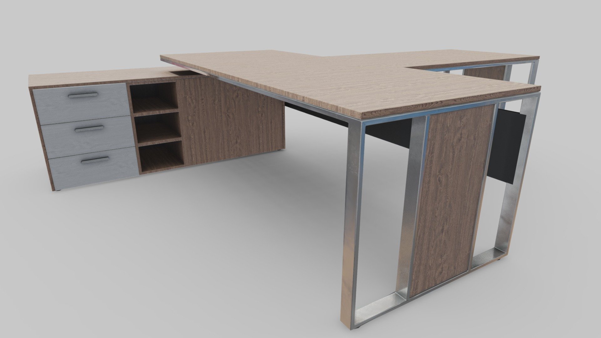 Director desk Low-poly 3D model - Buy Royalty Free 3D model by Andrew ...