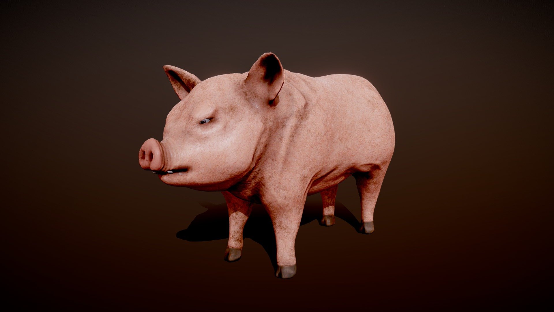 Pig - Download Free 3D model by landout [2922028] - Sketchfab