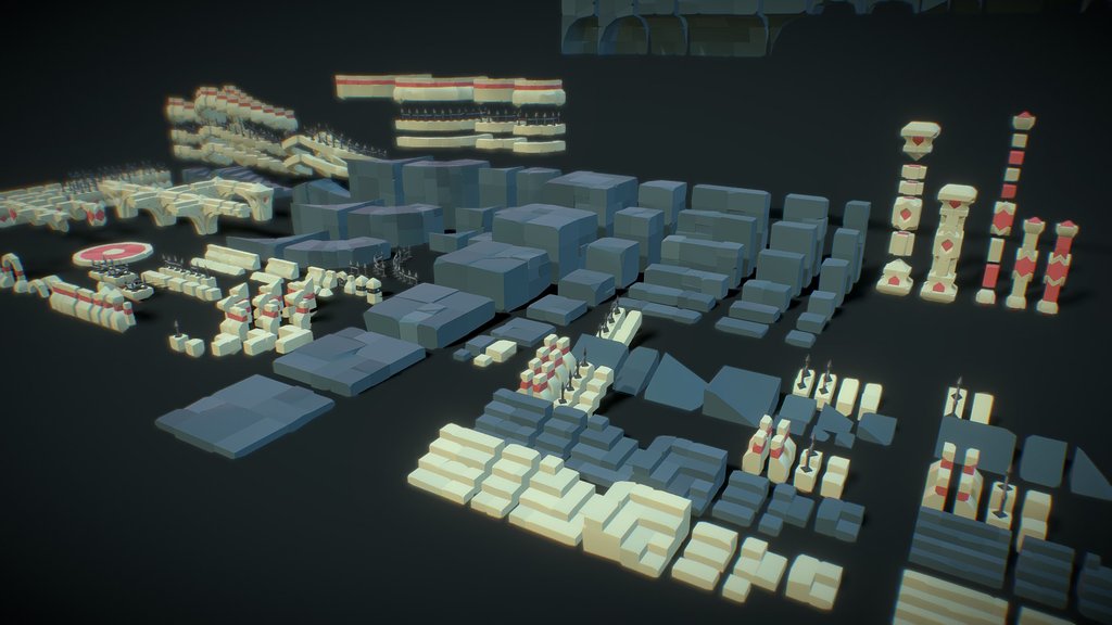 Buildings Kits - A 3D model collection by Tomy The Bored One (@tomy.the ...