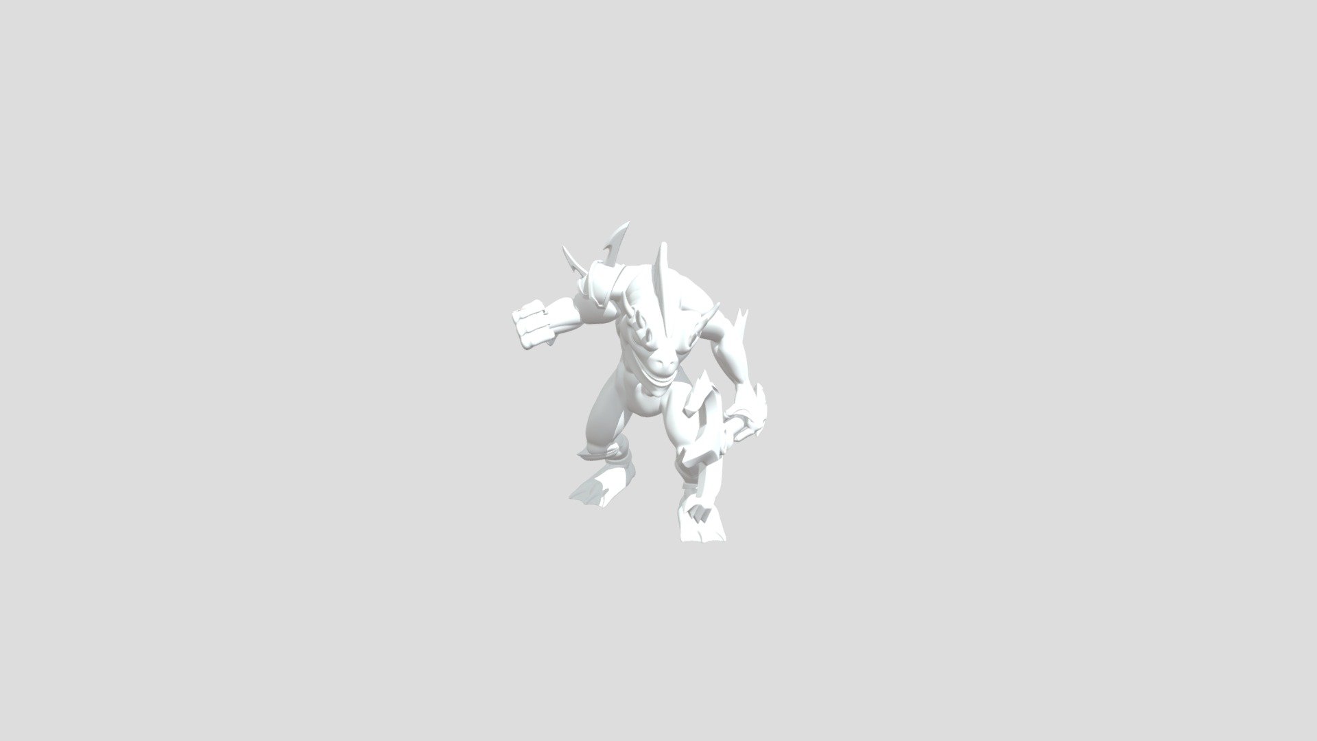 Kuo-Toa (Pose 2) - Download Free 3D model by np-dev [2925076] - Sketchfab