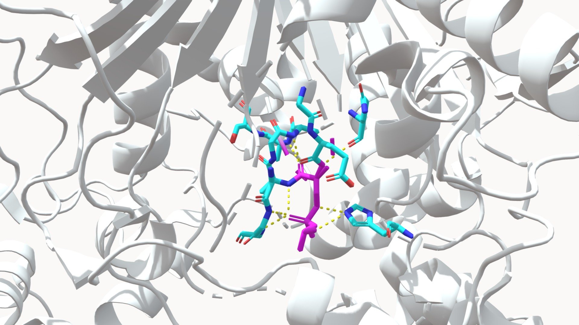 Acetylcholinesterase and Sarin interaction - 3D model by ...