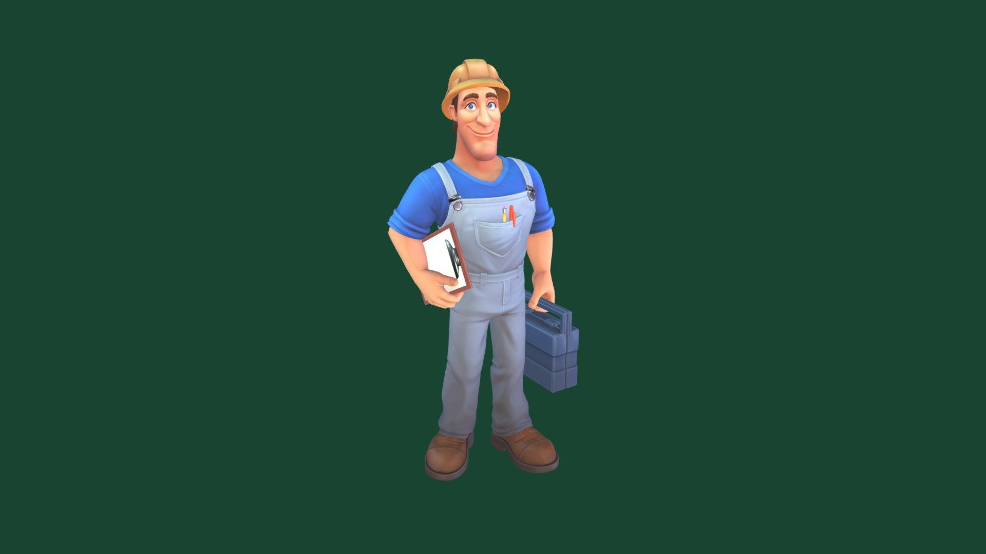 Builder - 3D model by Yuki (@Morra_Tori) [292651f] - Sketchfab