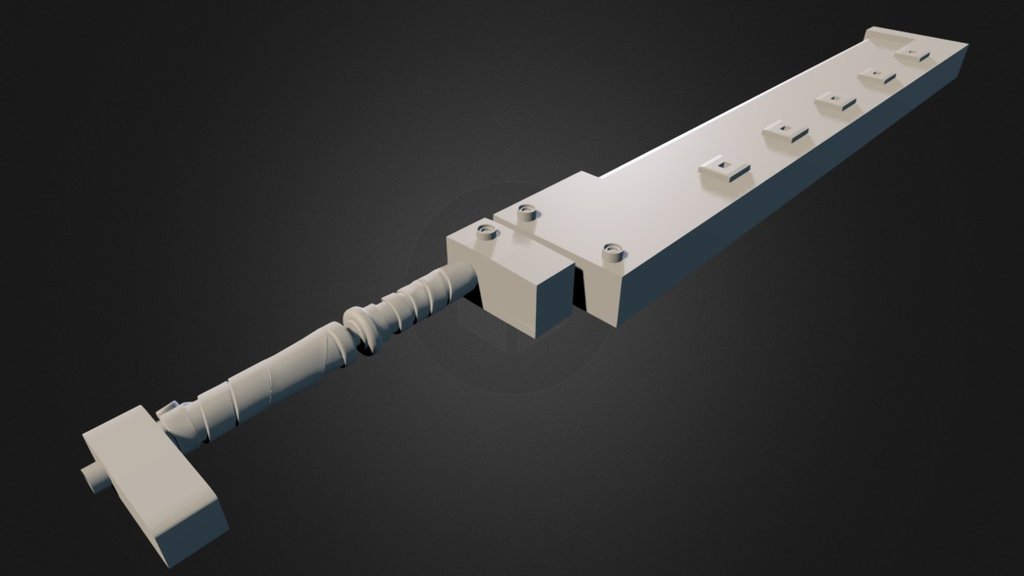 Blunt Sword - 3D model by Cameron Pink (@cameronpink) [2927c94] - Sketchfab