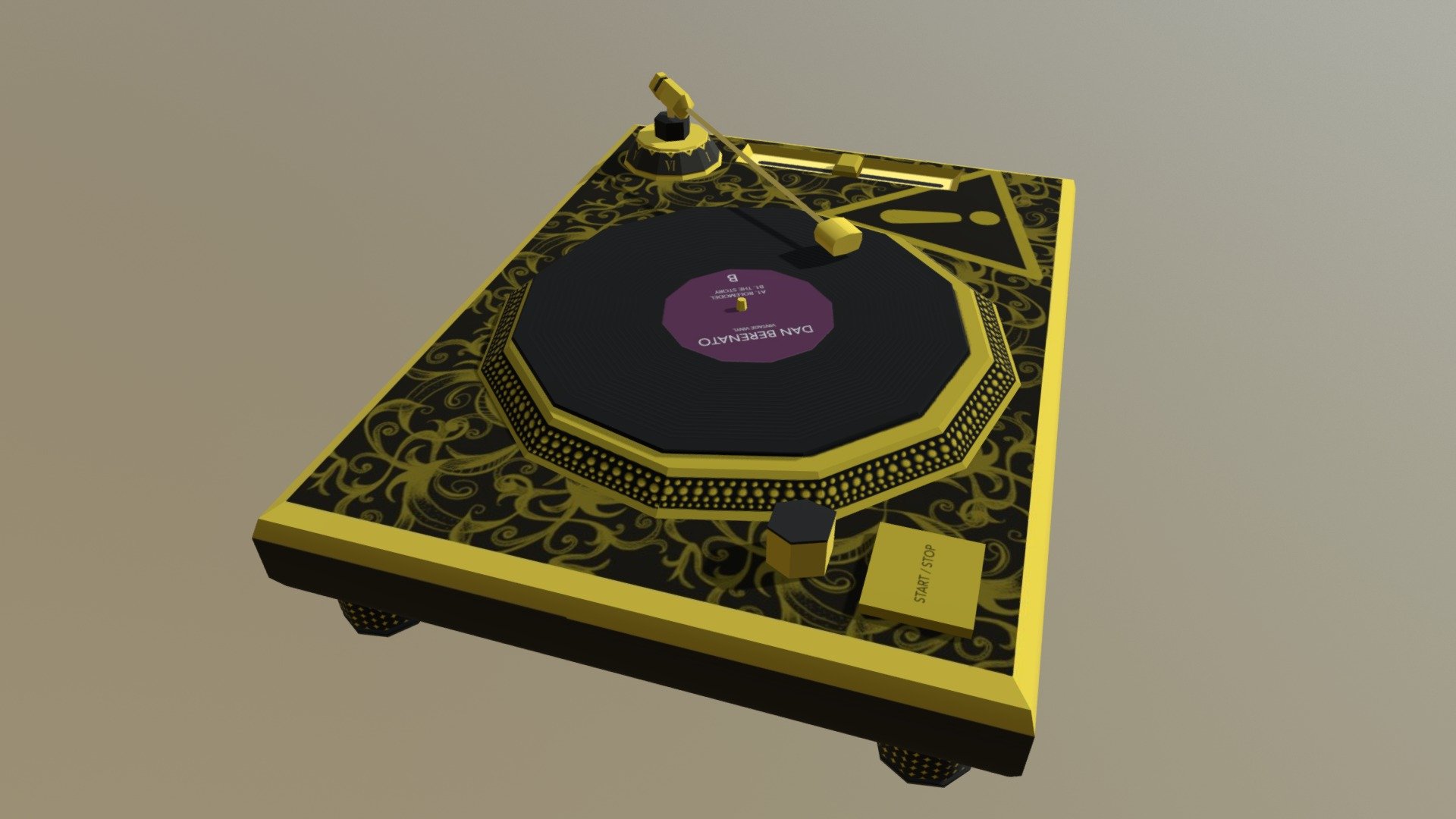 Turntable - 3D model by smafdawg [2928064] - Sketchfab