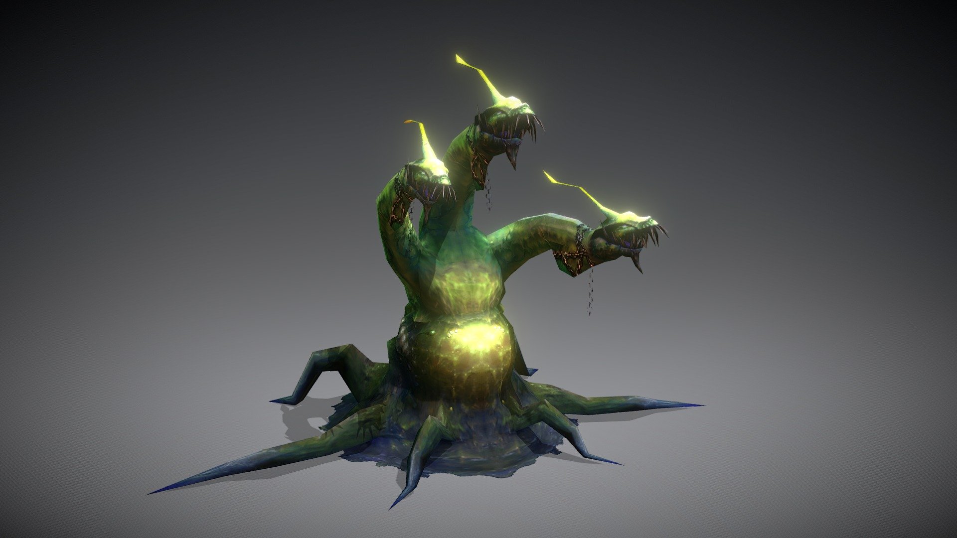 Three Head Slime - 3D model by Colin Sterenborg (@CollinSterenborg ...