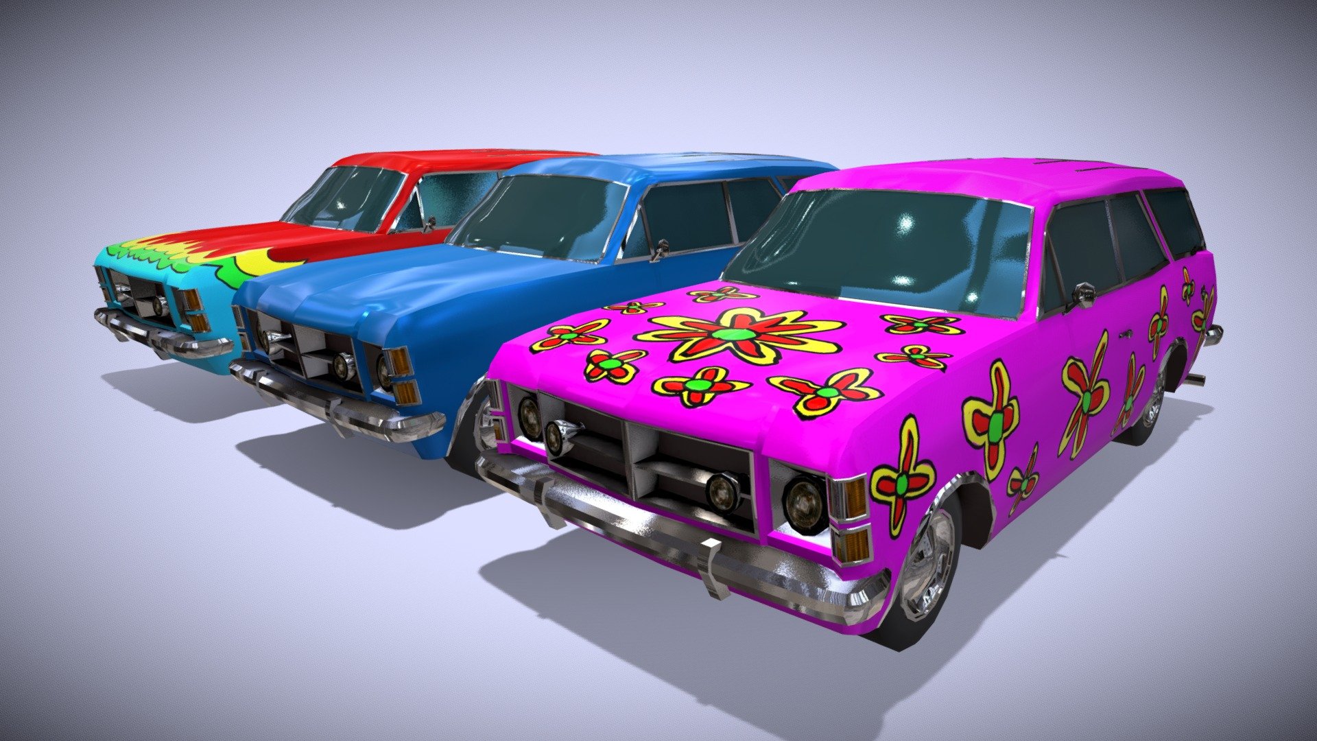 Toys Car Van L33t Pack - Buy Royalty Free 3D model by Pingo ...