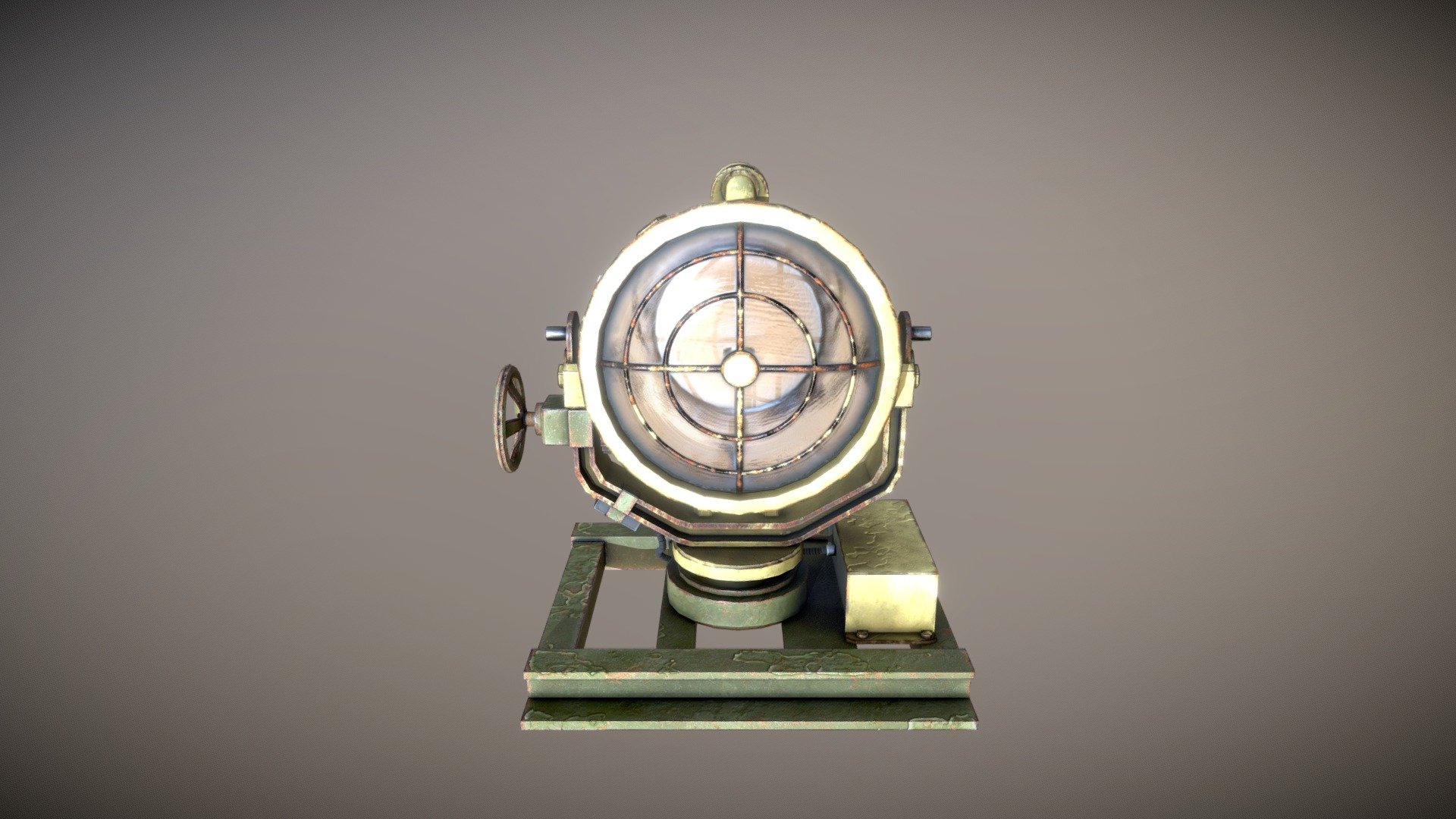 Military Search Light - Download Free 3D model by aneesh.roofoflights ...