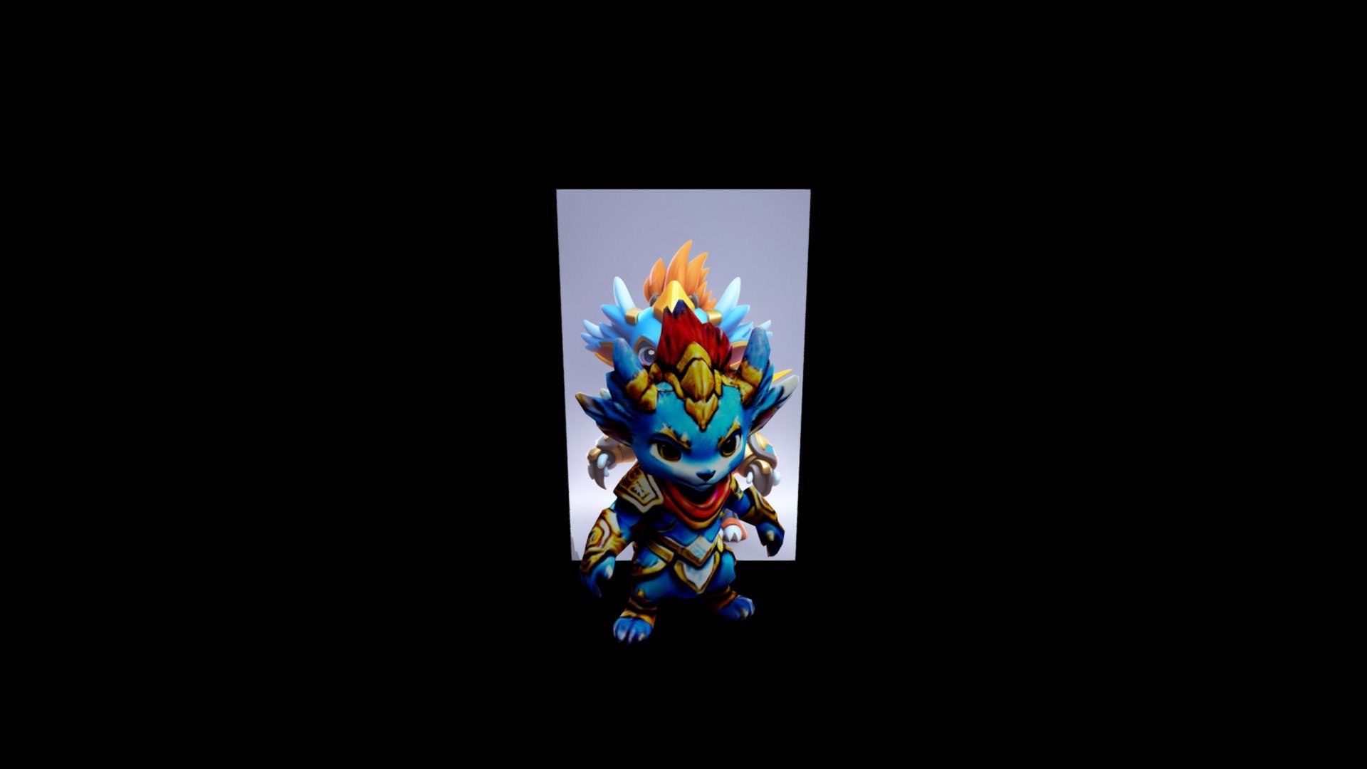 toy figurine of a cartoon character. It feature - Download Free 3D ...
