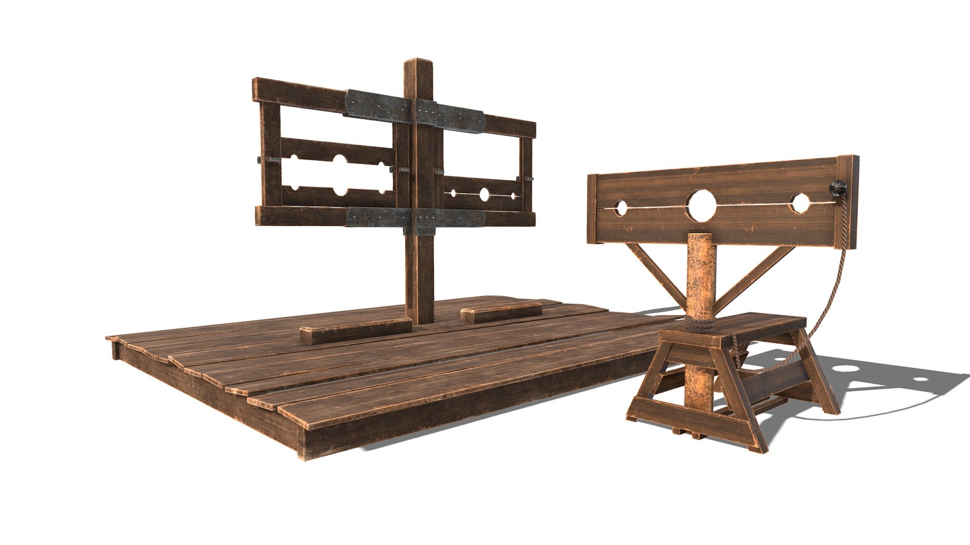 Medieval Stocks - Buy Royalty Free 3D model by Studio Lab (@studiolab ...