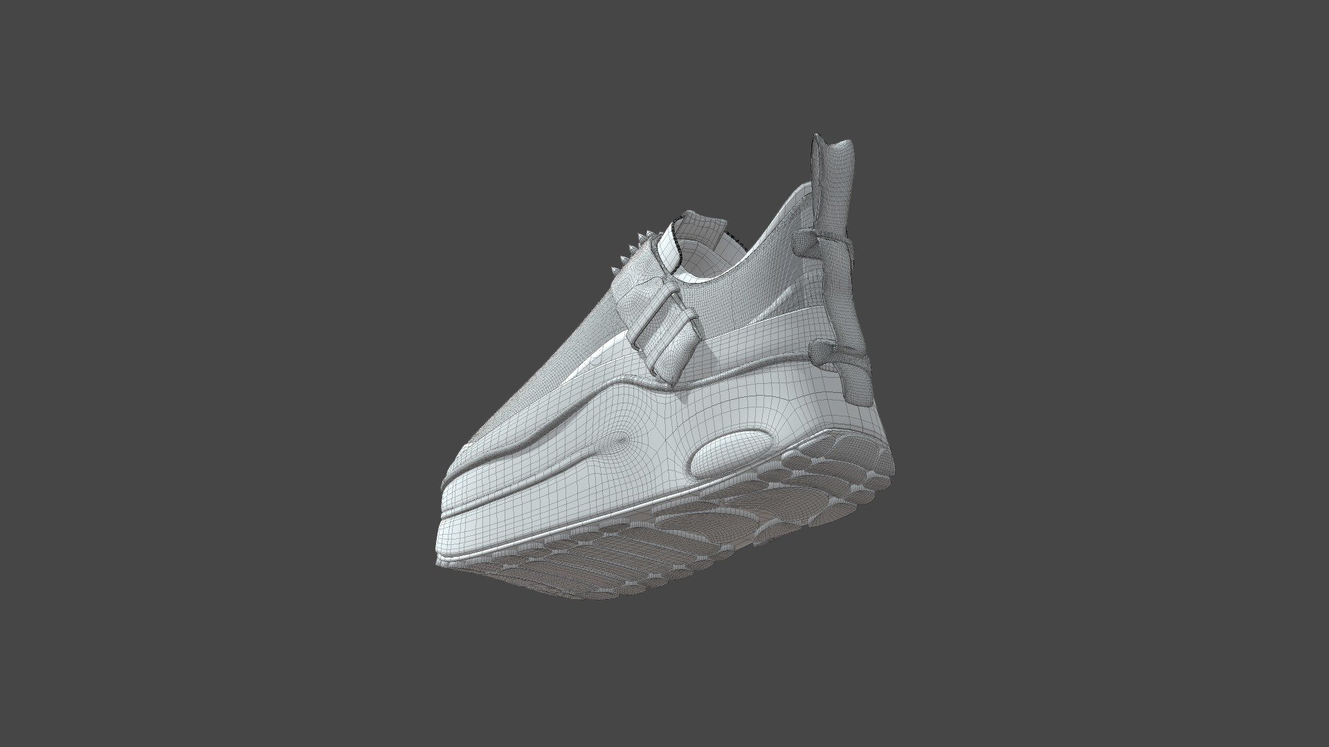Sneaker Wireframe - 3D model by aneteoak [292f4b1] - Sketchfab
