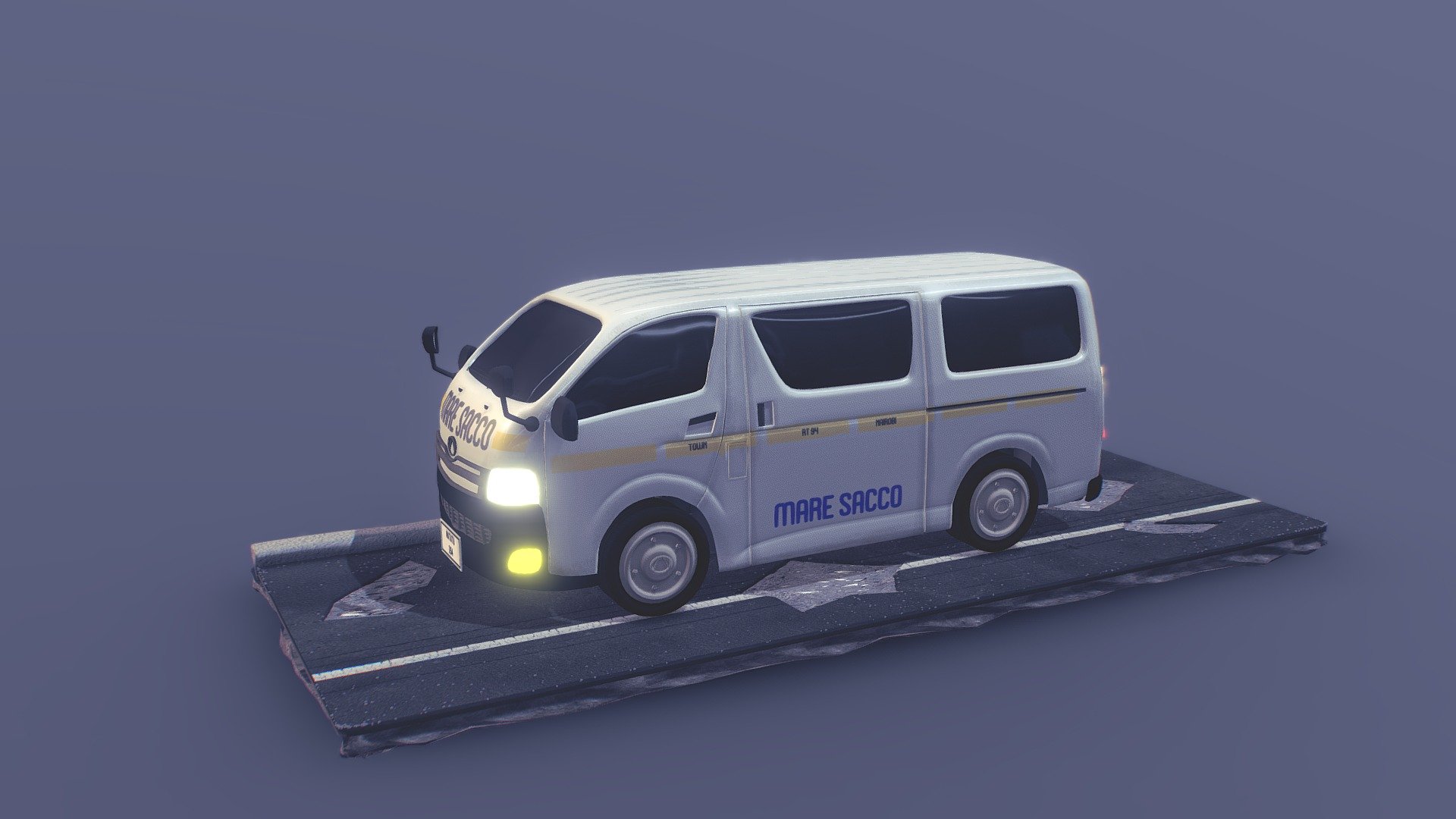 Matatu 254 - 3D model by Michael Mareka (@marekawilly) [292fbdc ...