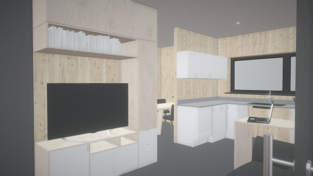 Fit Home VR Interior - 3D model by CarbonDynamic [292fff4] - Sketchfab