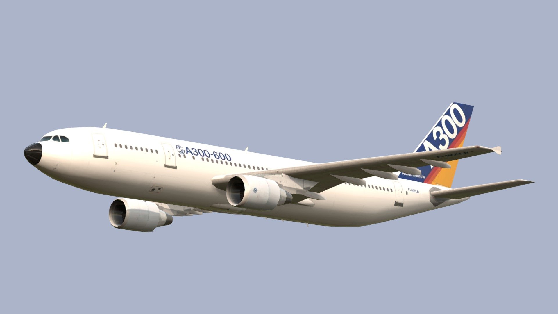 Airbus A300-600 - Download Free 3D model by OUTPISTON [29301e7] - Sketchfab