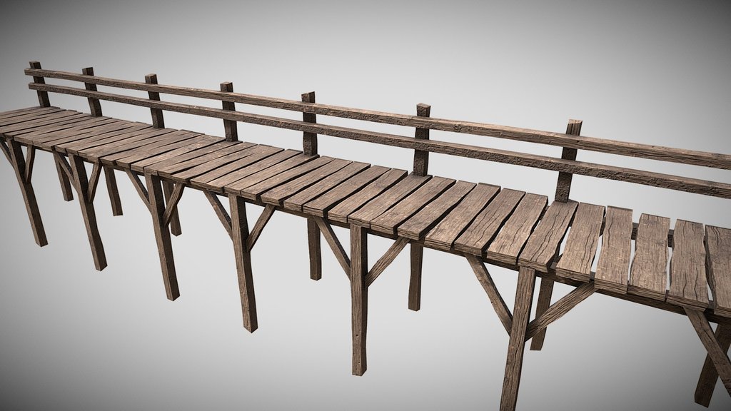 Wooden Bridge - A 3D model collection by Shiv112 - Sketchfab