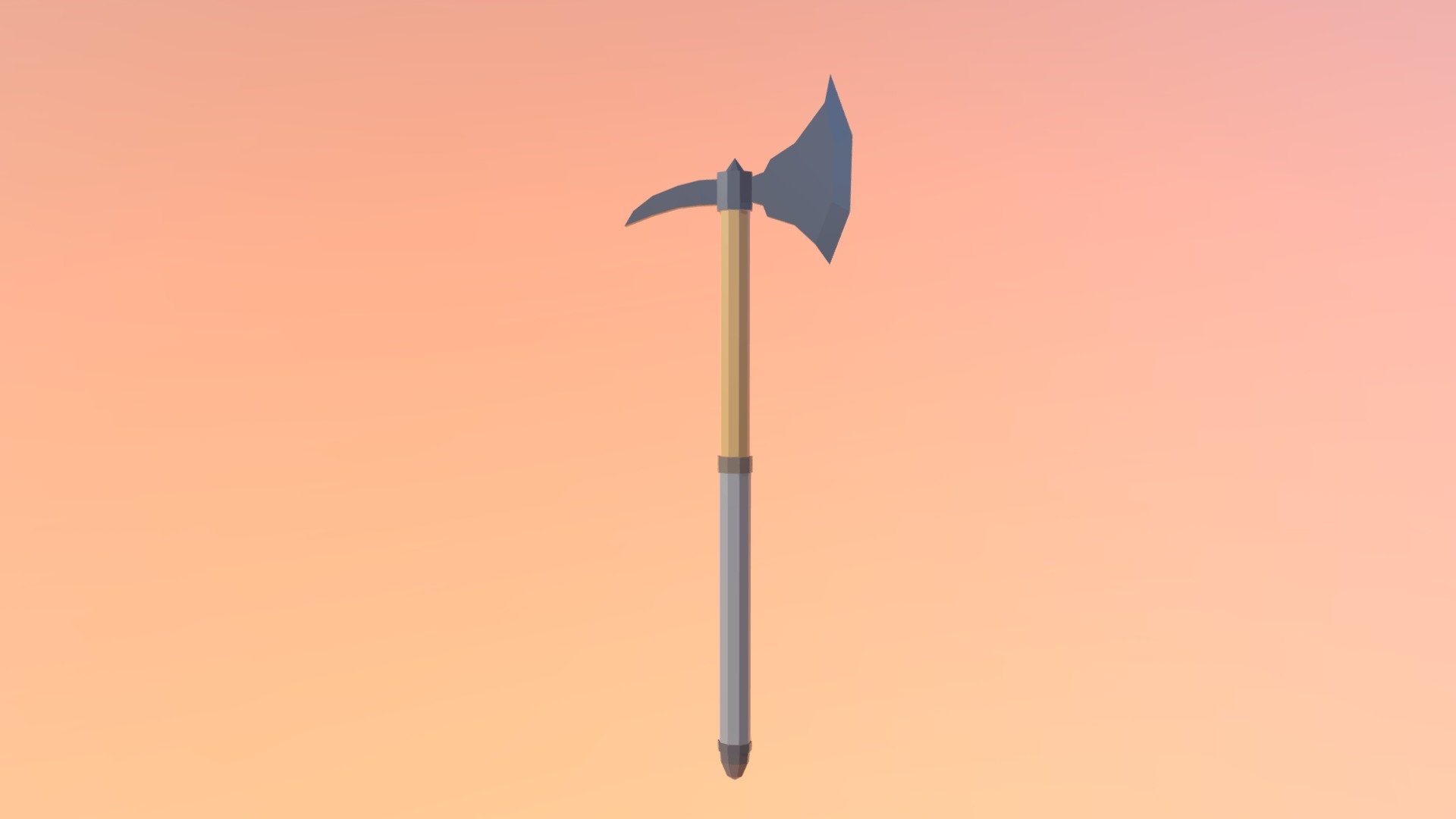 Low Poly Battle Axe - Download Free 3D model by Oscar Goldsworthy ...