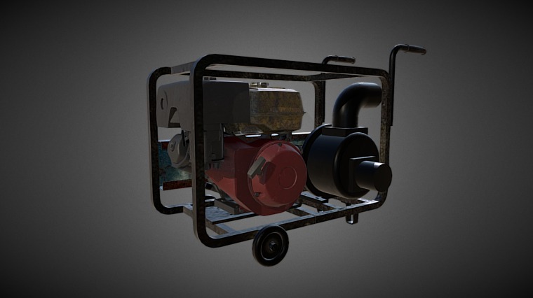 Water Motor Pump - Download Free 3D model by Francesco Coldesina ...