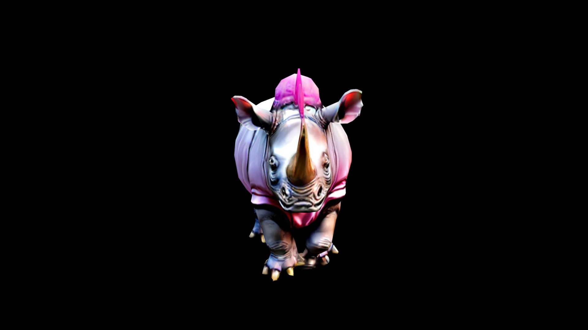 "Colorful Creatures in the Meadow A Playful Pink - Download Free 3D ...