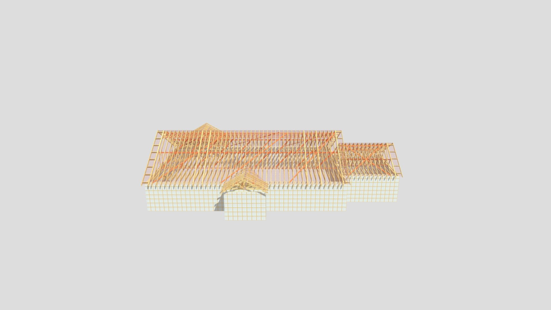 Proposed Attic Roof JS - Download Free 3D model by Ballyglasstruss ...