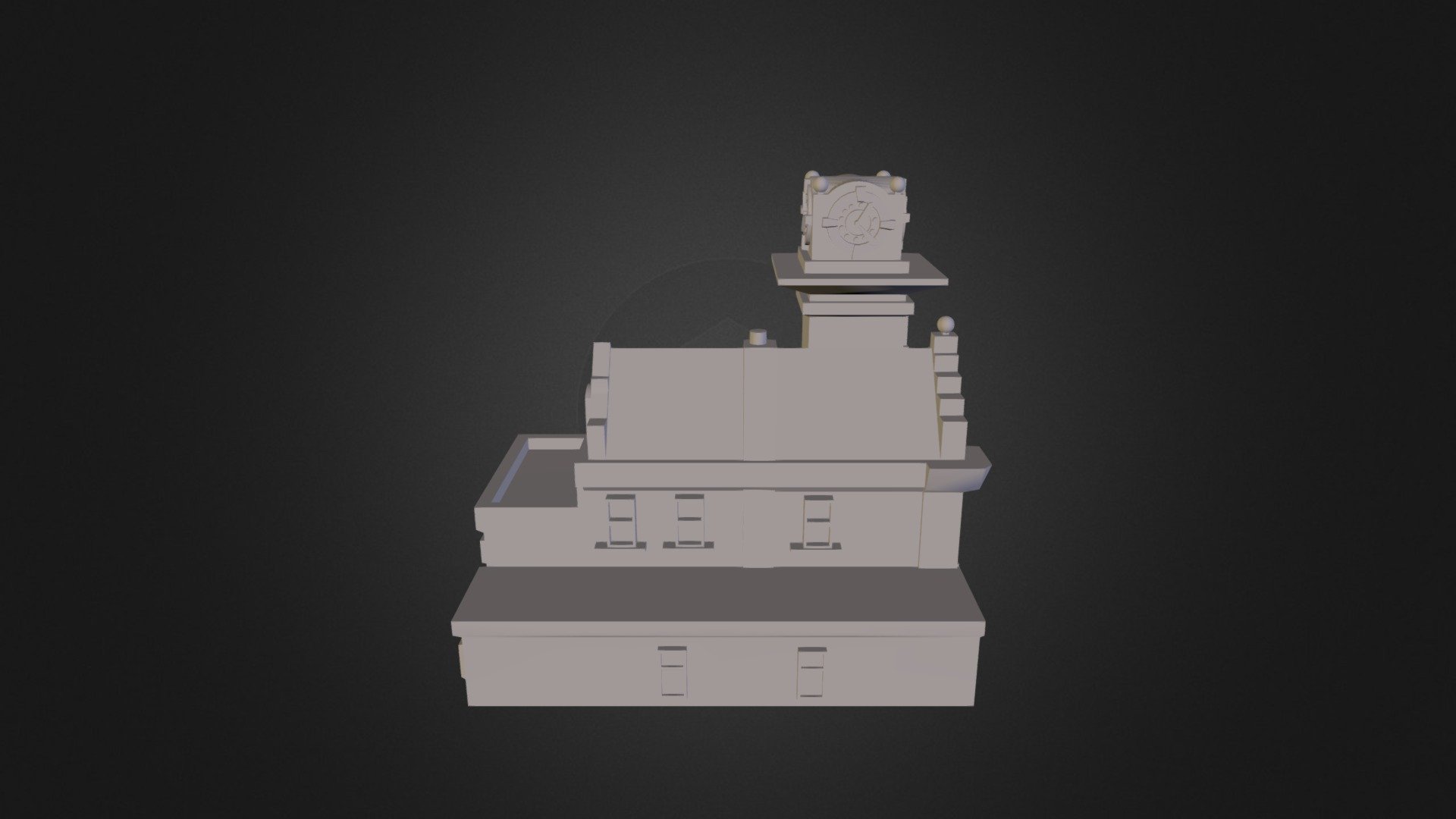 Fire Station 227 - Download Free 3D model by JohnWANG [29355b7] - Sketchfab