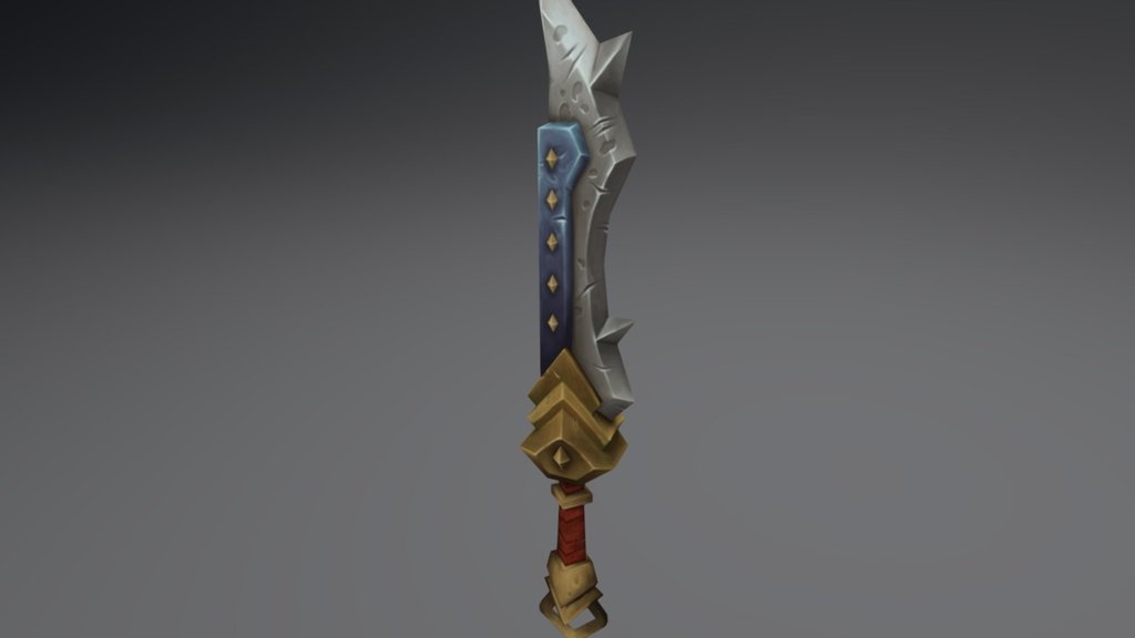 Hand-Painted Sword WIP - 3D model by Bernardo F. Pereira (@beelzebern ...
