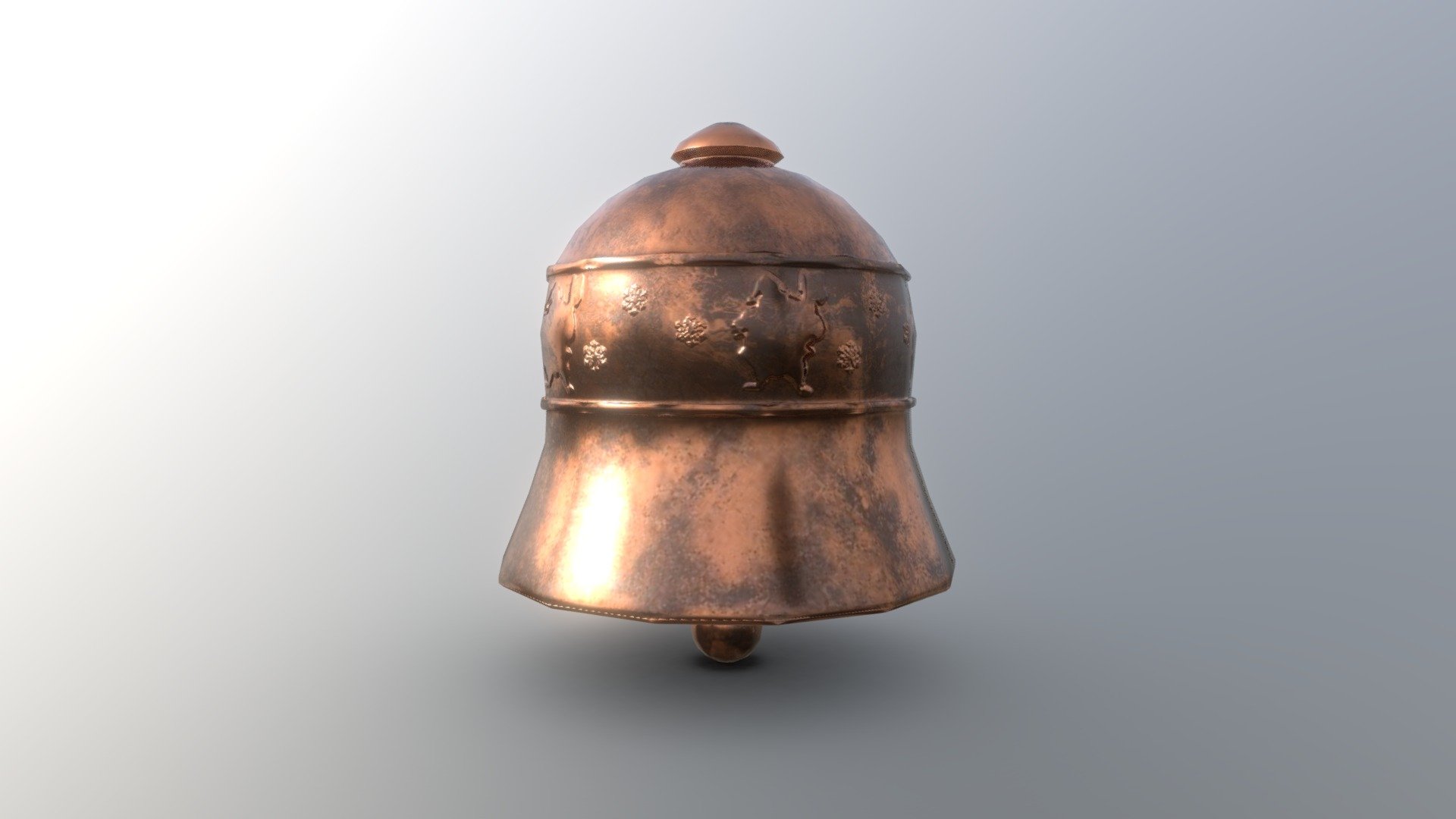 3December - Day 9 - Jingle Bell - 3D model by Gabriel (@outlawblaze ...