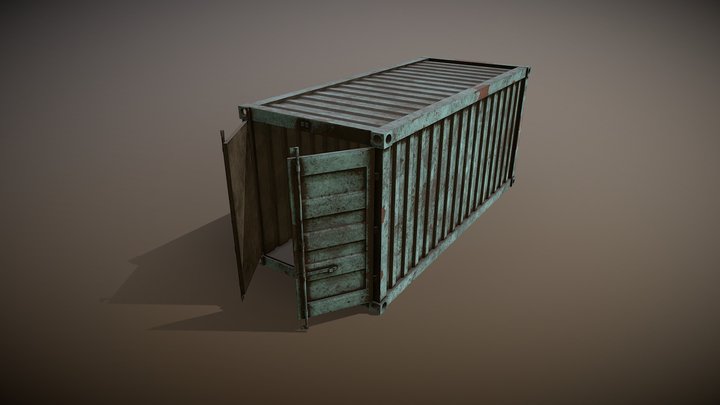 Cargo-container 3D models - Sketchfab