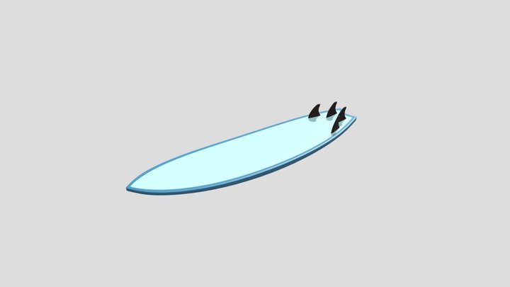 Surfboard 3D models - Sketchfab
