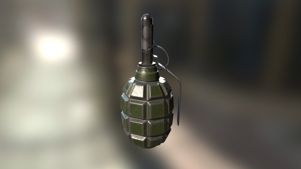 F-1 grenade - 3D model by skaliarius [293c52a] - Sketchfab