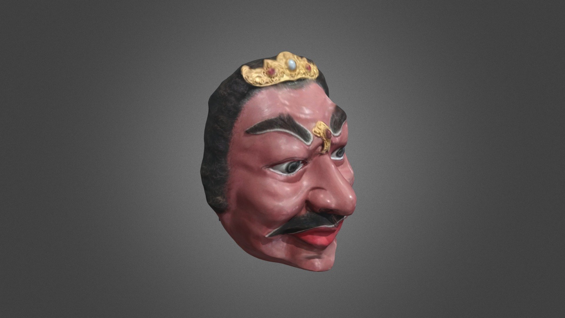 Gajah Mada - 3D model by I Wayan Muka Mask Product (@iwayan_muka_mask ...