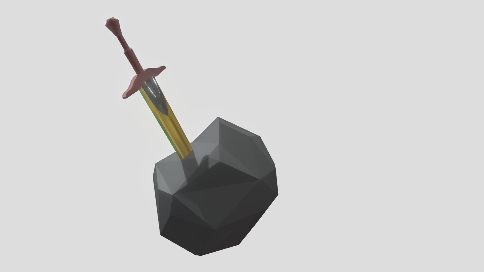 Excalibur - Download Free 3D model by Luiza Moreira (@lily.berry) [293e22c] - Sketchfab