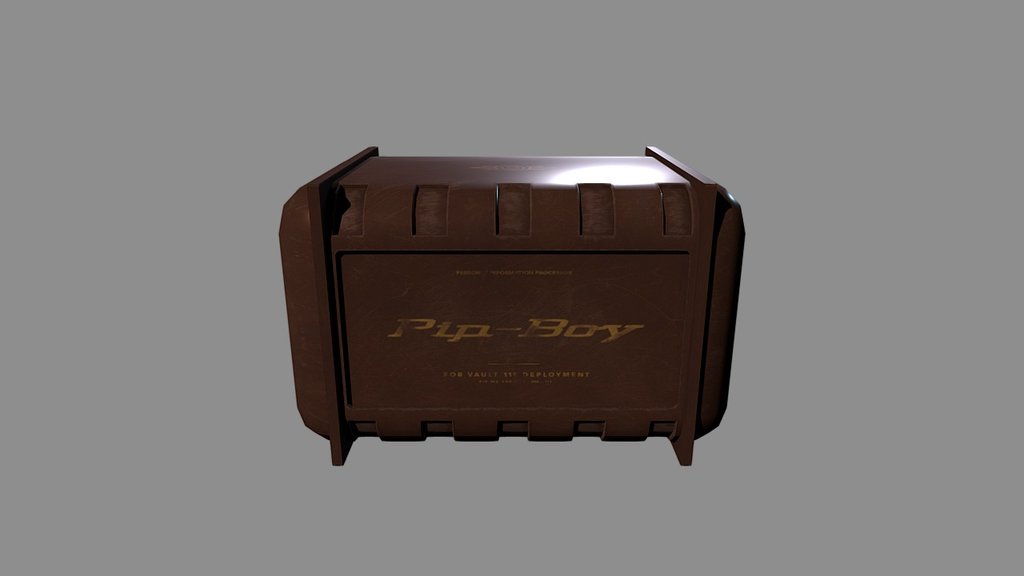 Pip-Boy Box - 3D model by leandrocairo [293e68c] - Sketchfab