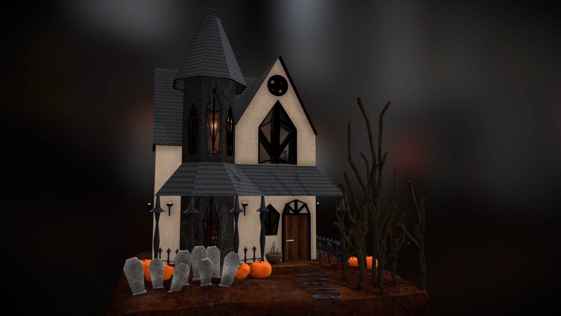 Witch House - 3D model by EstephanyGRuiz [293e9a2] - Sketchfab