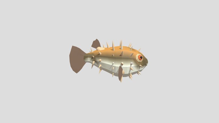 Pufferfish 3D models - Sketchfab