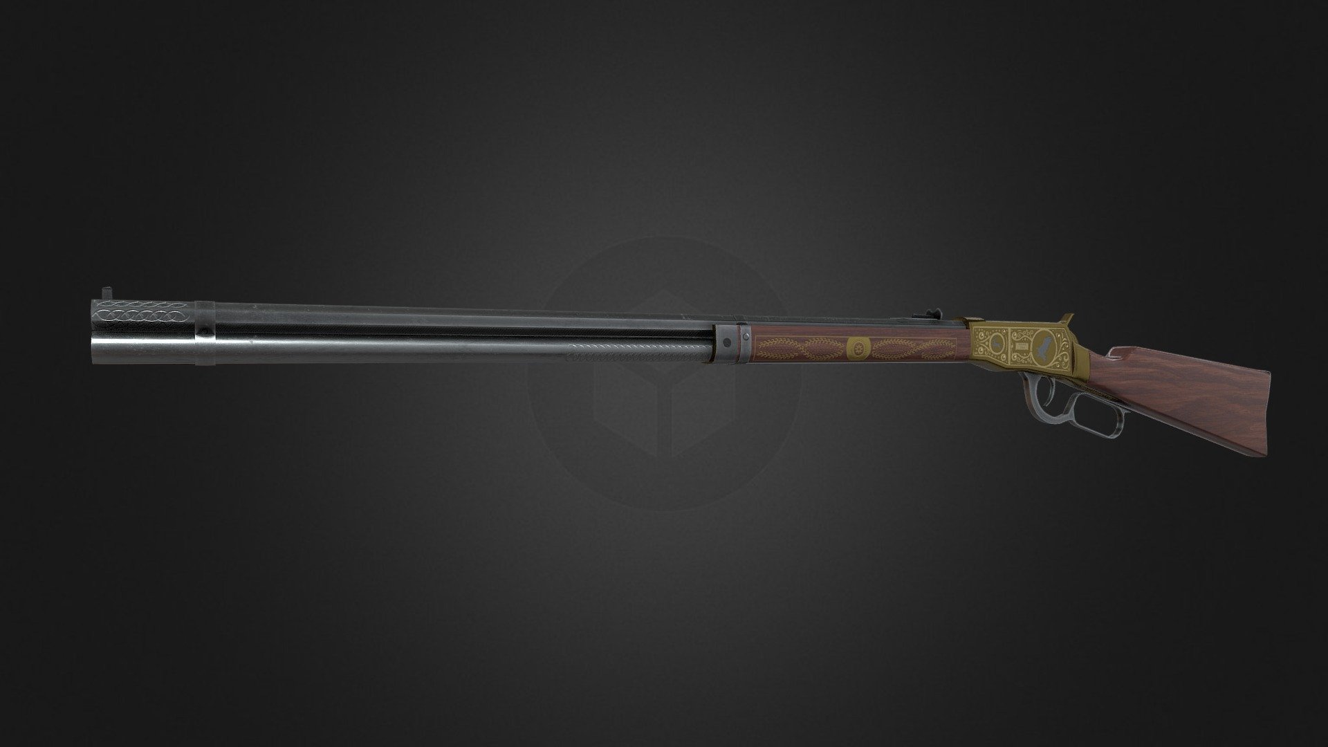 Winchester Model 1886 Rifle - Download Free 3D model by edward.alden99 ...