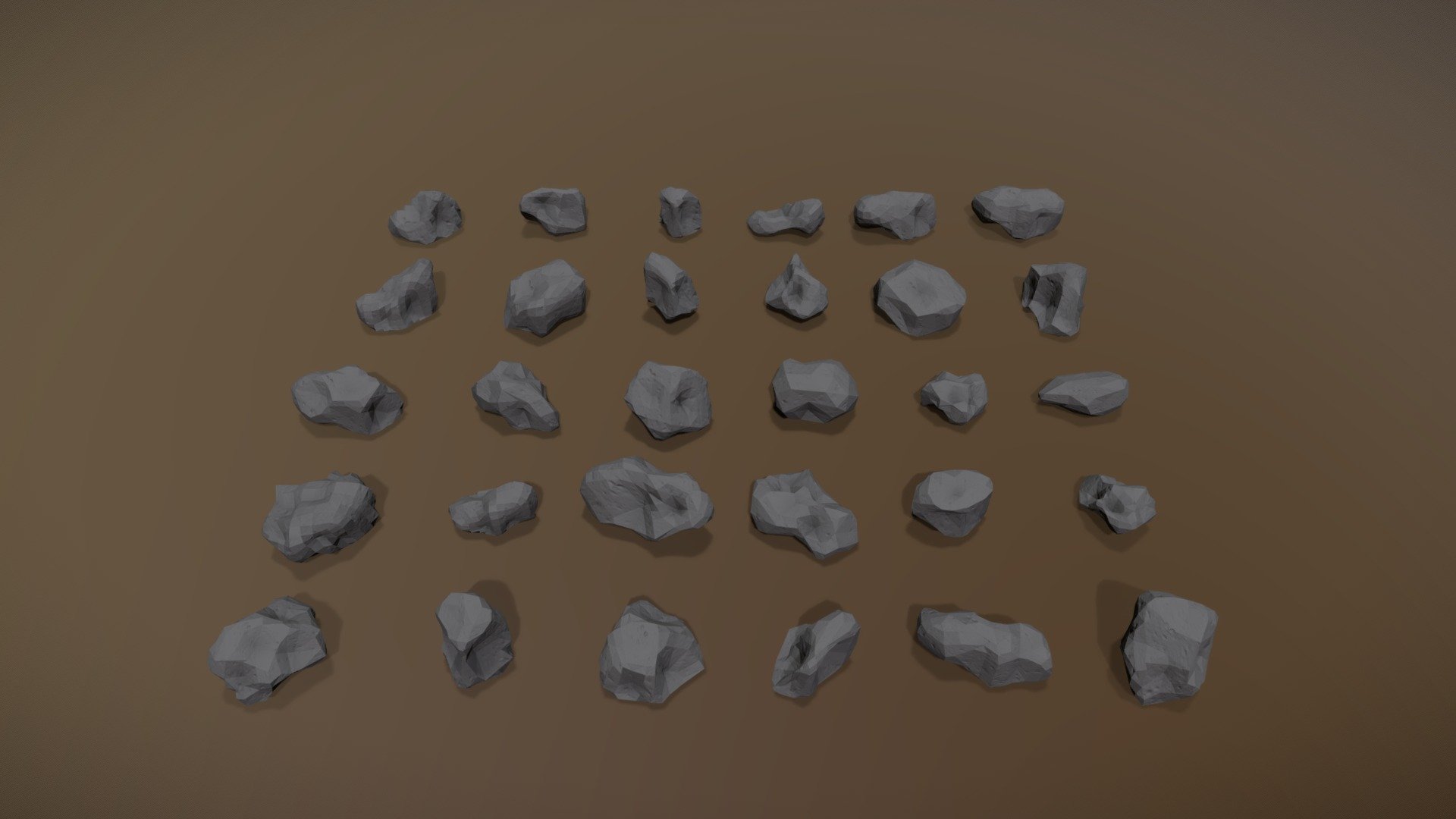 30 Low Poly Rocks - Buy Royalty Free 3D model by Šimon Ustal ...