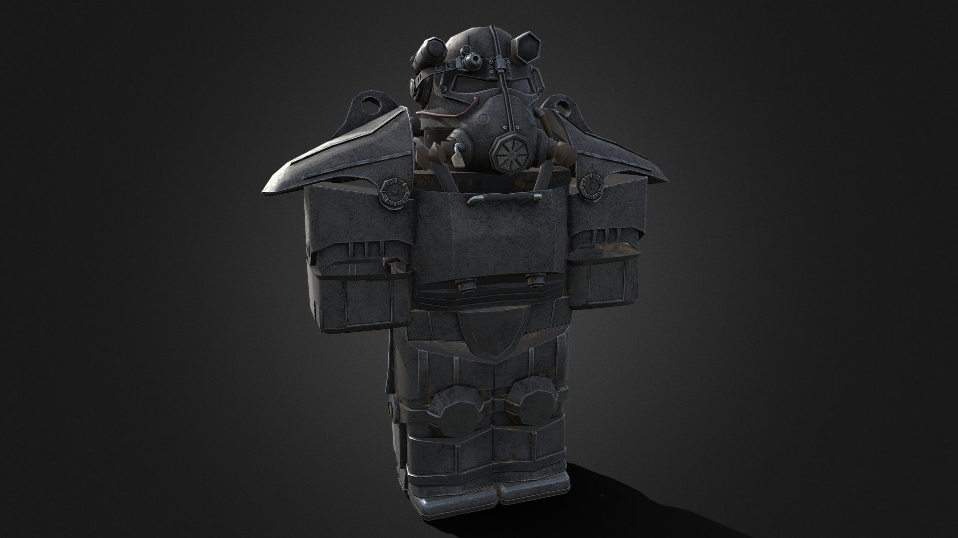 T-45d Power Armor - 3D model by ObrezFamas [2942e32] - Sketchfab