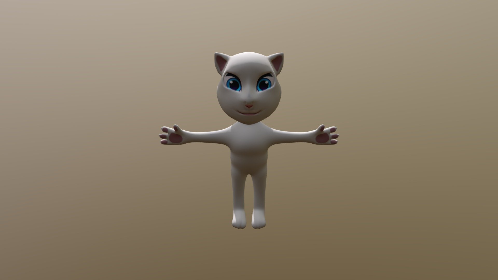 Talking Angela - 3D model by Saad 3D Artist (@saadajmal) [2944201 ...