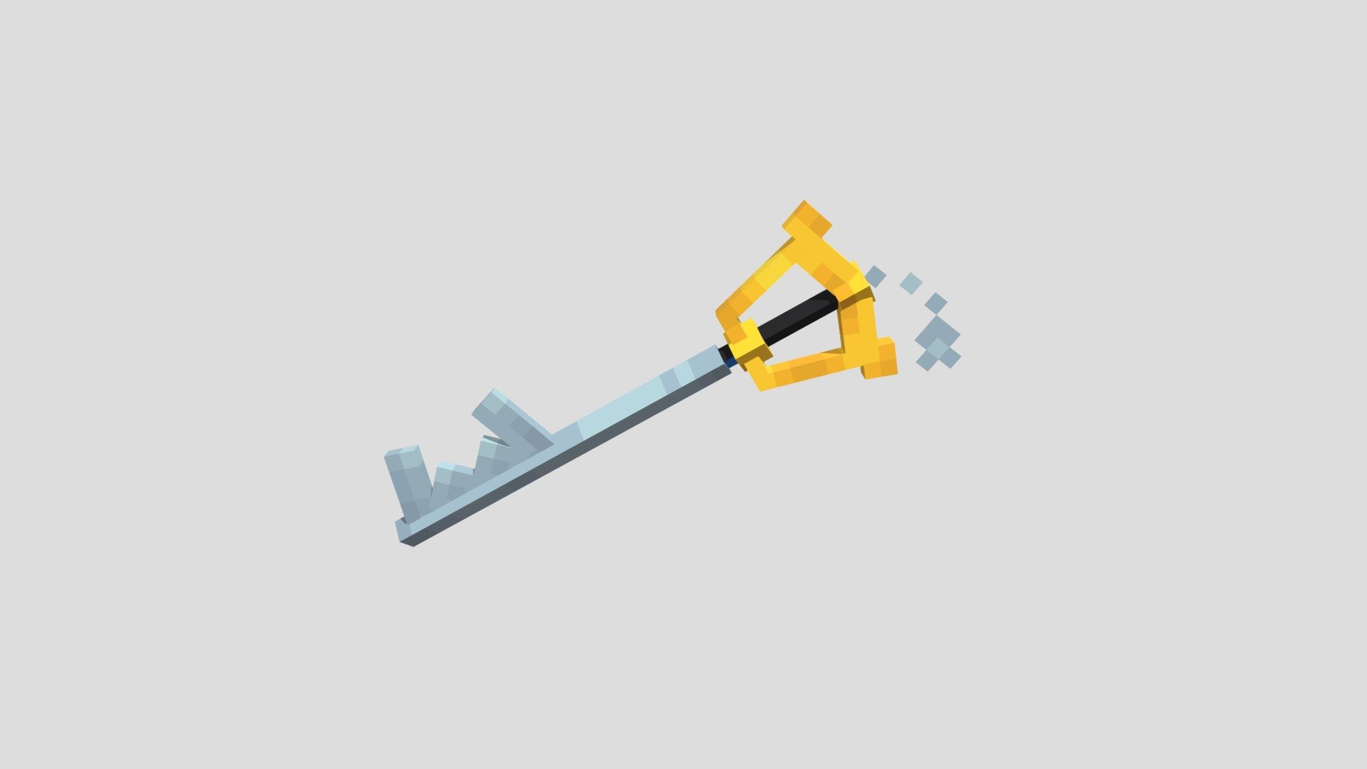 sora_keyblade (1) - 3D model by tsuuuuuuu [29451f4] - Sketchfab