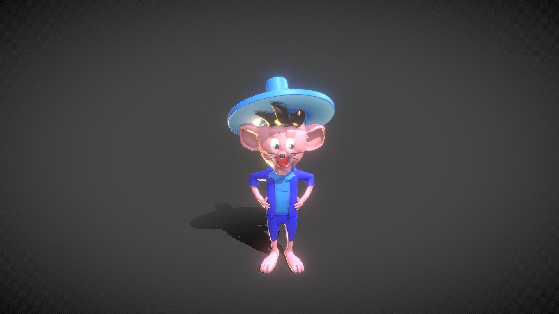 Rat Boy Cartoon - Buy Royalty Free 3D model by Sandeep Choudhary ...