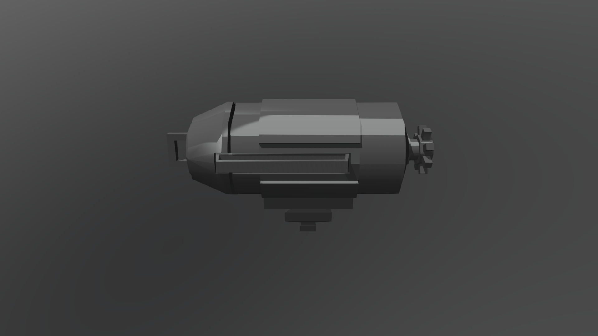 Wolfie's Bomb (v1, untextured) - 3D model by elysseeum [2945c4c ...