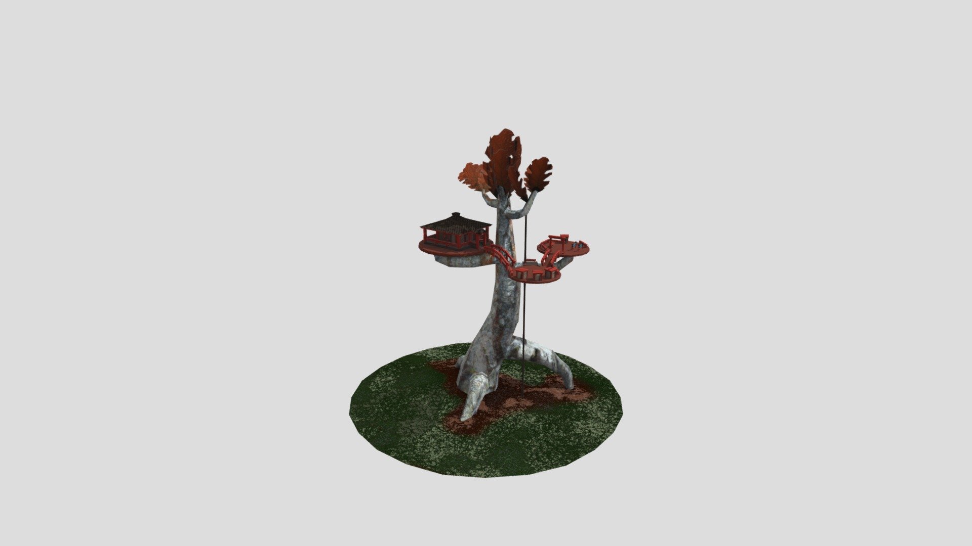 TreeHouse Thomas - 3D model by Theump [29460cd] - Sketchfab