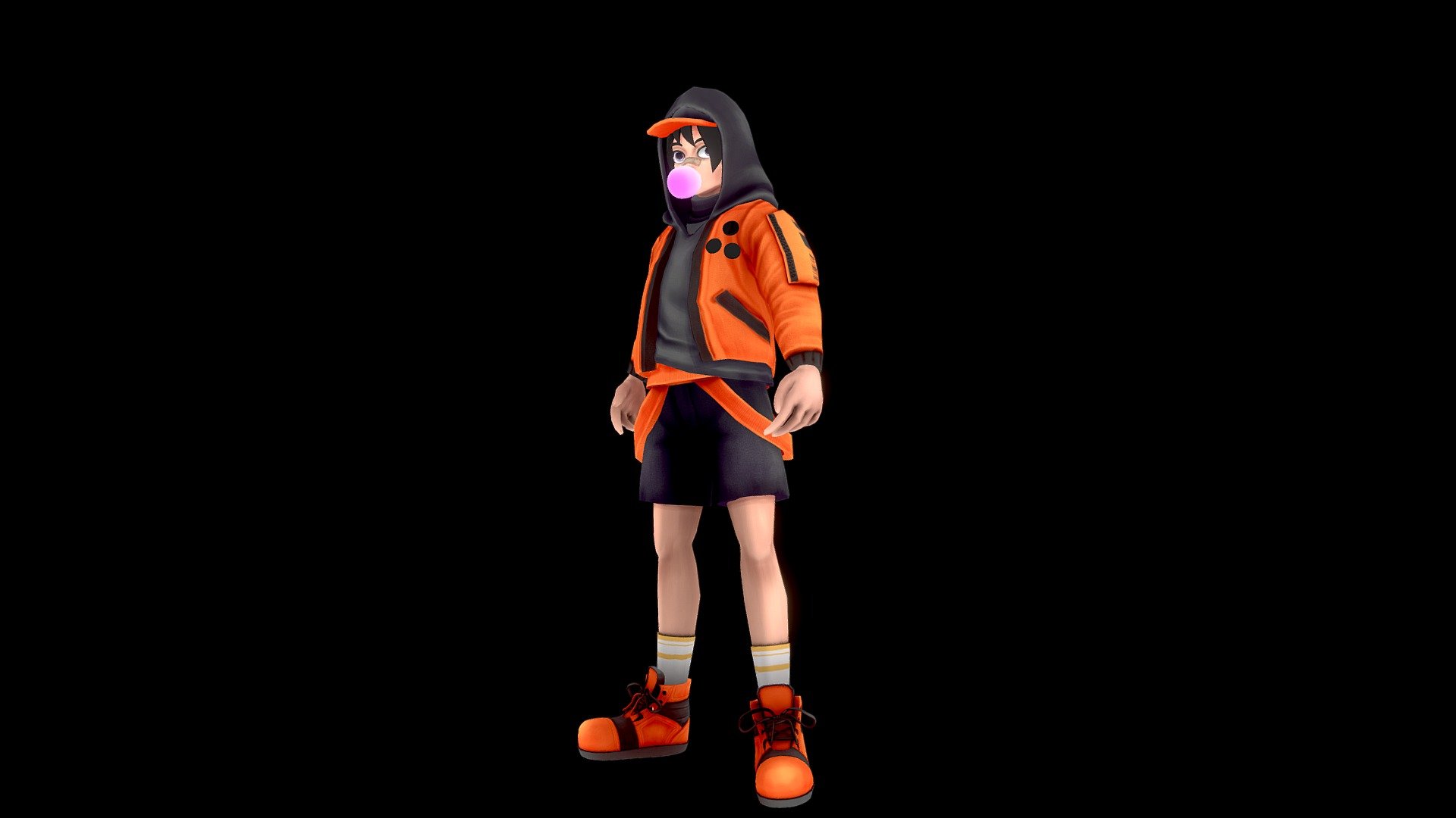 HoodBoy Handpainted Stylized - Download Free 3D model by SomeDude ...