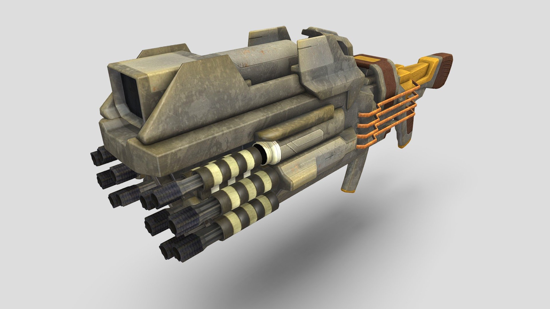 Blaster - 3D model by Bulat Kasimov (@BulatKasimov) [294891d] - Sketchfab