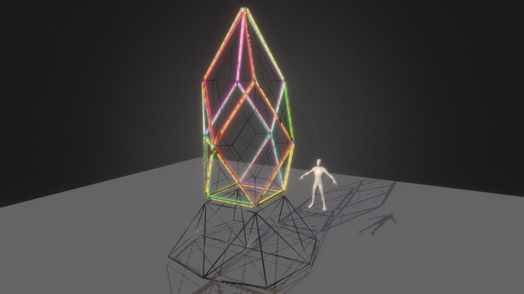 Crystal Tower - 3D model by Brian Korsedal (@BrianKorsedal) [2949a71 ...