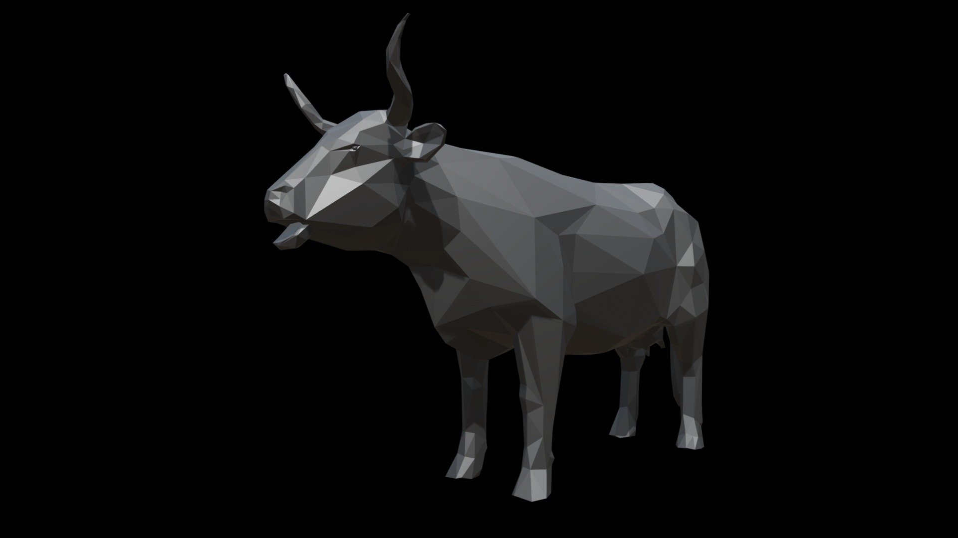 COW LOWPOLY PRINT 3D - Buy Royalty Free 3D model by DTA DESIGN STUDIO ...