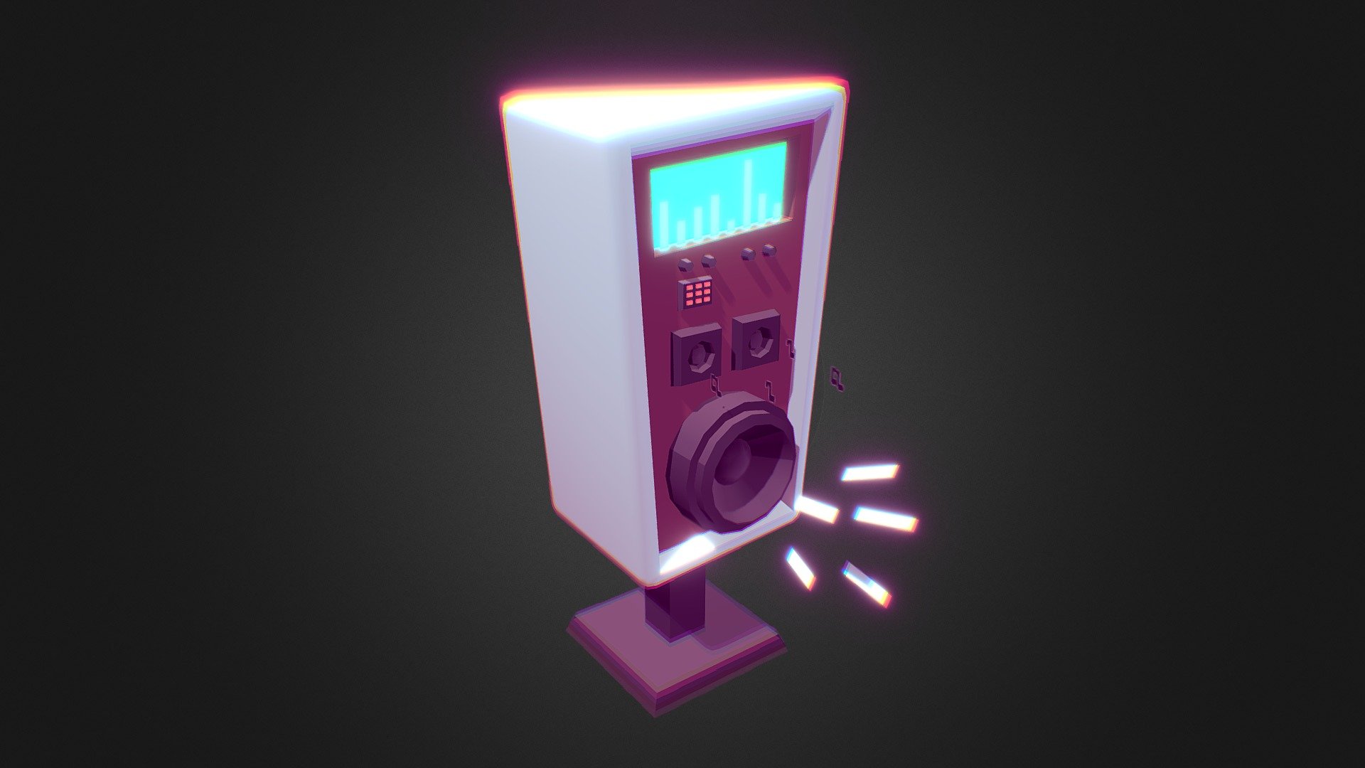 prop_speaker - 3D model by Graham (@graham3d) [294c4a4] - Sketchfab