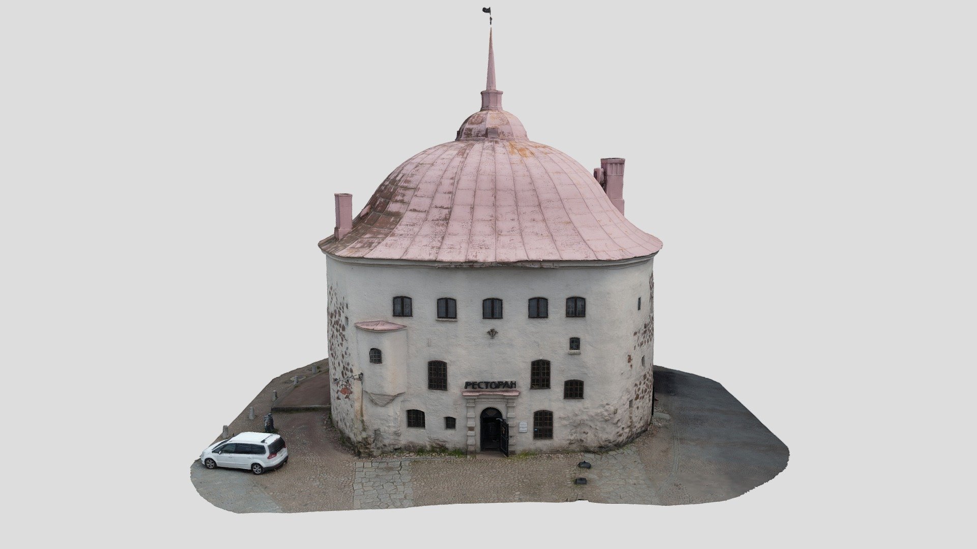 Round Tower, Vyborg / Круглая башня, Выборг - Download Free 3D model by Mikhail Volkov (@mgv ...
